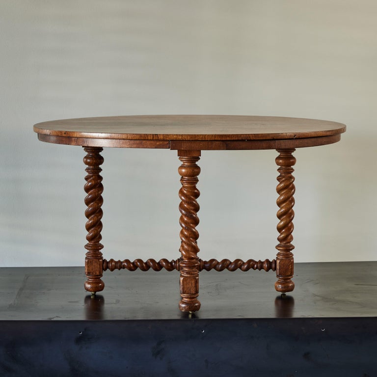 19th Century Scottish Ash Wood Center Table For Sale at 1stDibs