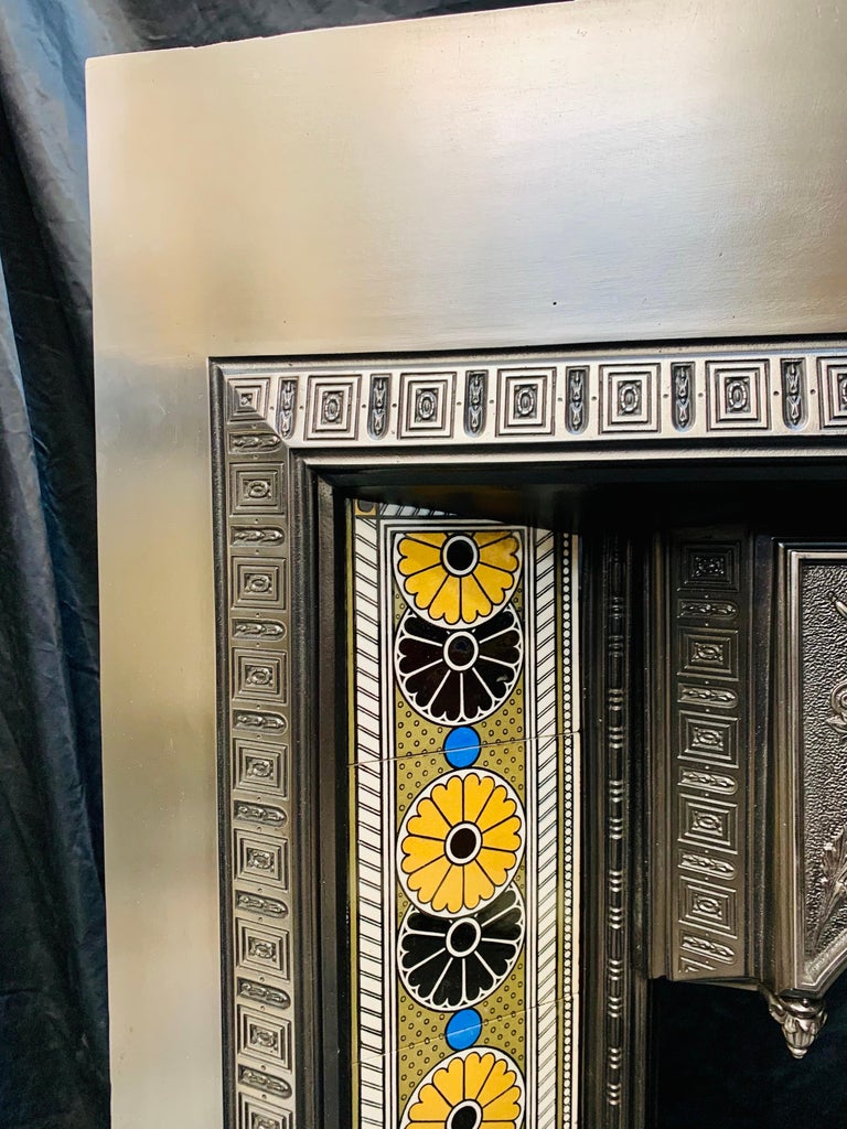 19th Century, Scottish Carron of Falkirk Cast Iron Fireplace Insert For ...