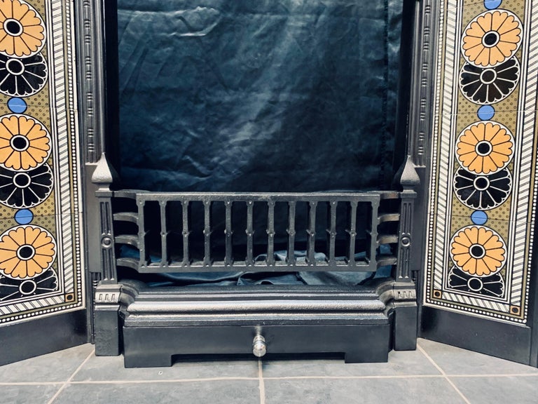 19th Century, Scottish Carron of Falkirk Cast Iron Fireplace Insert For ...