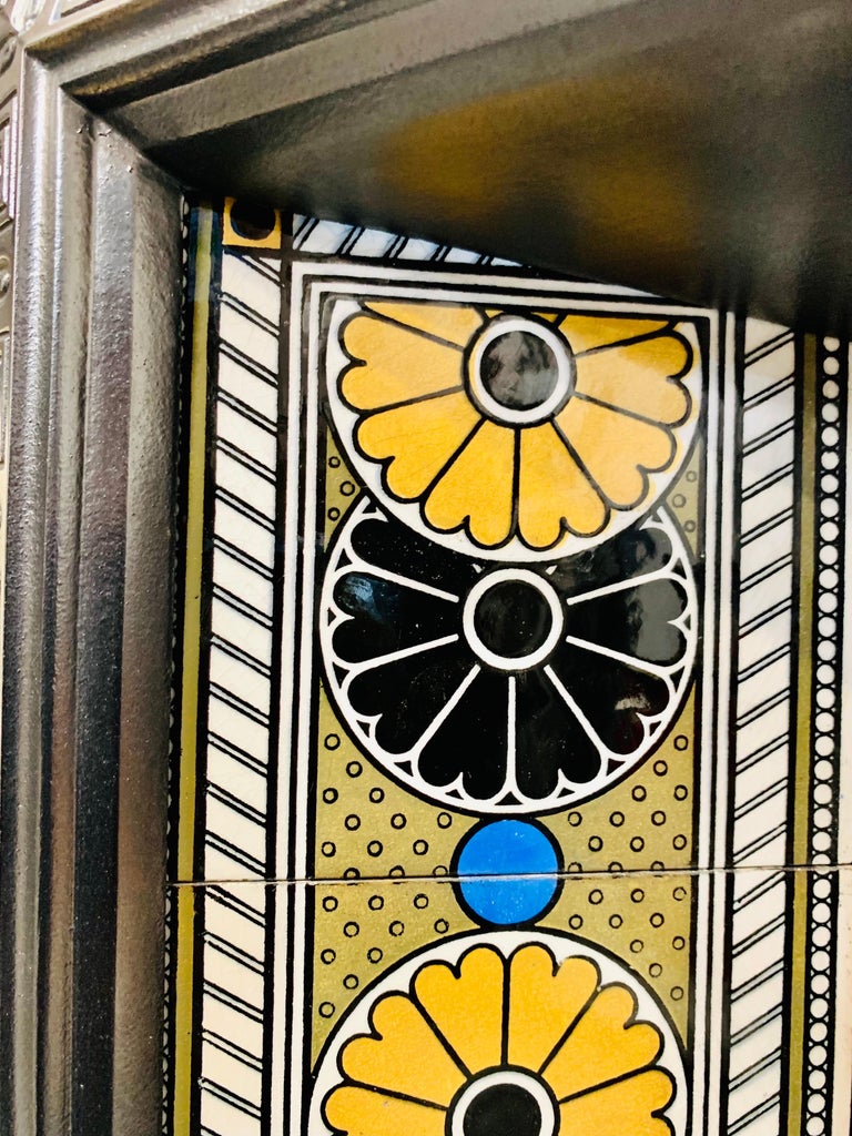 19th Century, Scottish Carron of Falkirk Cast Iron Fireplace Insert For ...