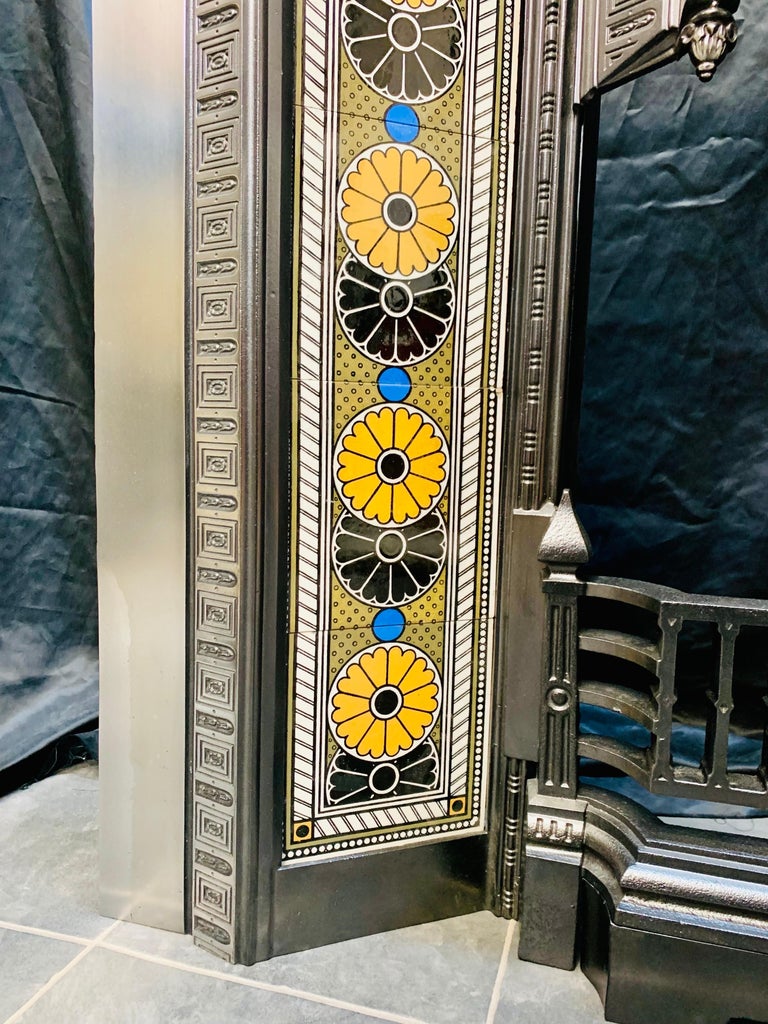 19th Century, Scottish Carron of Falkirk Cast Iron Fireplace Insert For ...