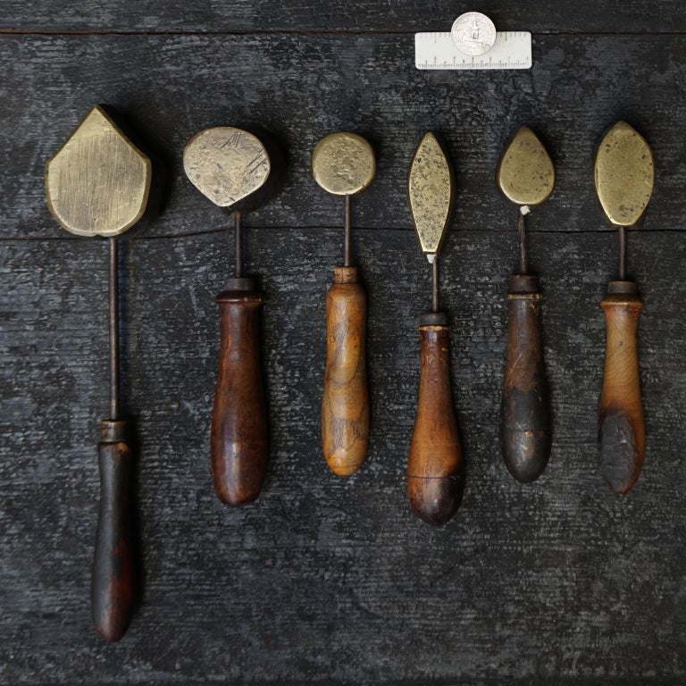 19th Century Set of Eight Corsage Flower Irons from France at 1stDibs