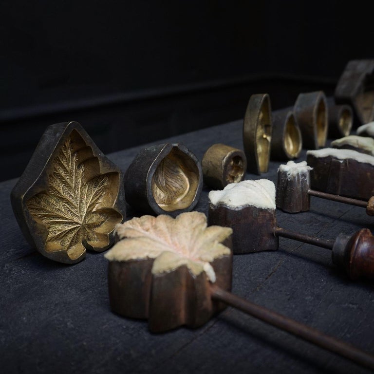 19th Century Set of Eight Corsage Flower Irons from France at 1stDibs