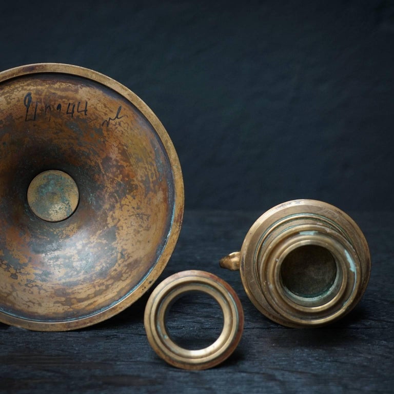19th Century Set of French Ferdinand Barbedienne Bronze Snake ...