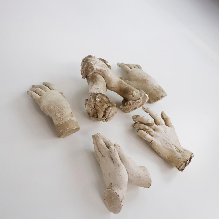 19th Century Set of Study Hands Saint Sculptures 'Set 2' For Sale at ...