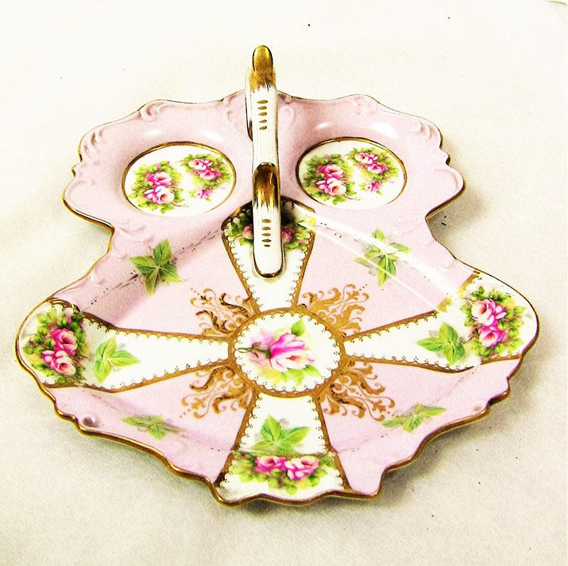 19th Century Sevres Porcelain High Tea Set and Tray at 1stDibs