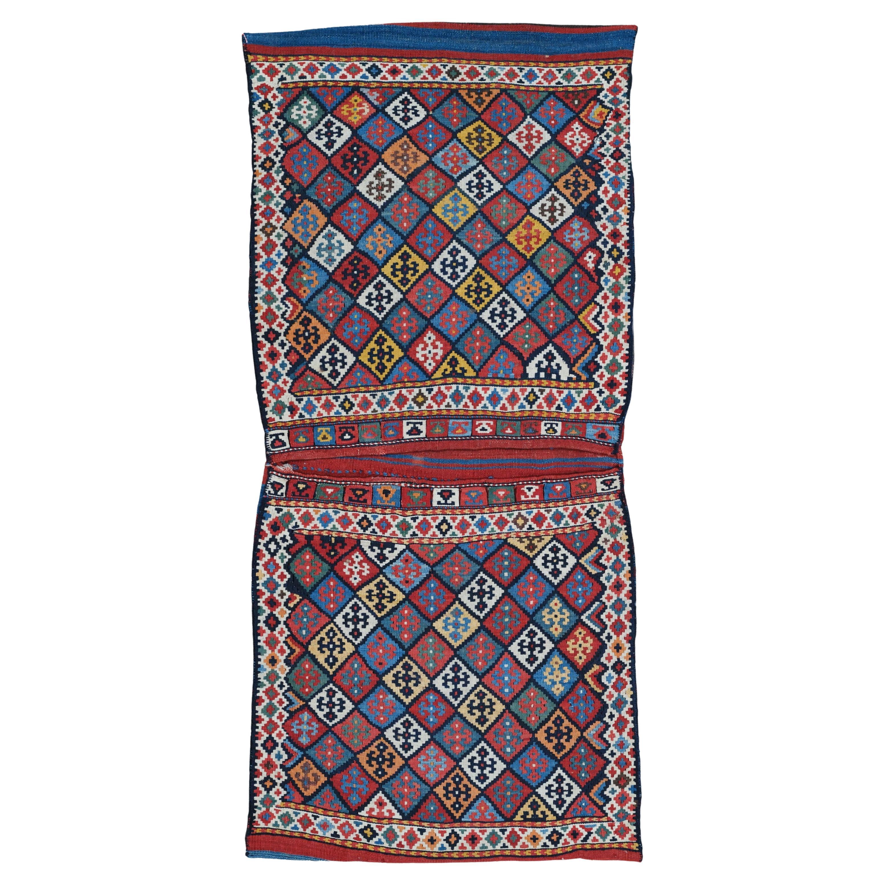 19th Century Shahsevan Heybe - Antique Persian Heybe For Sale at 1stDibs