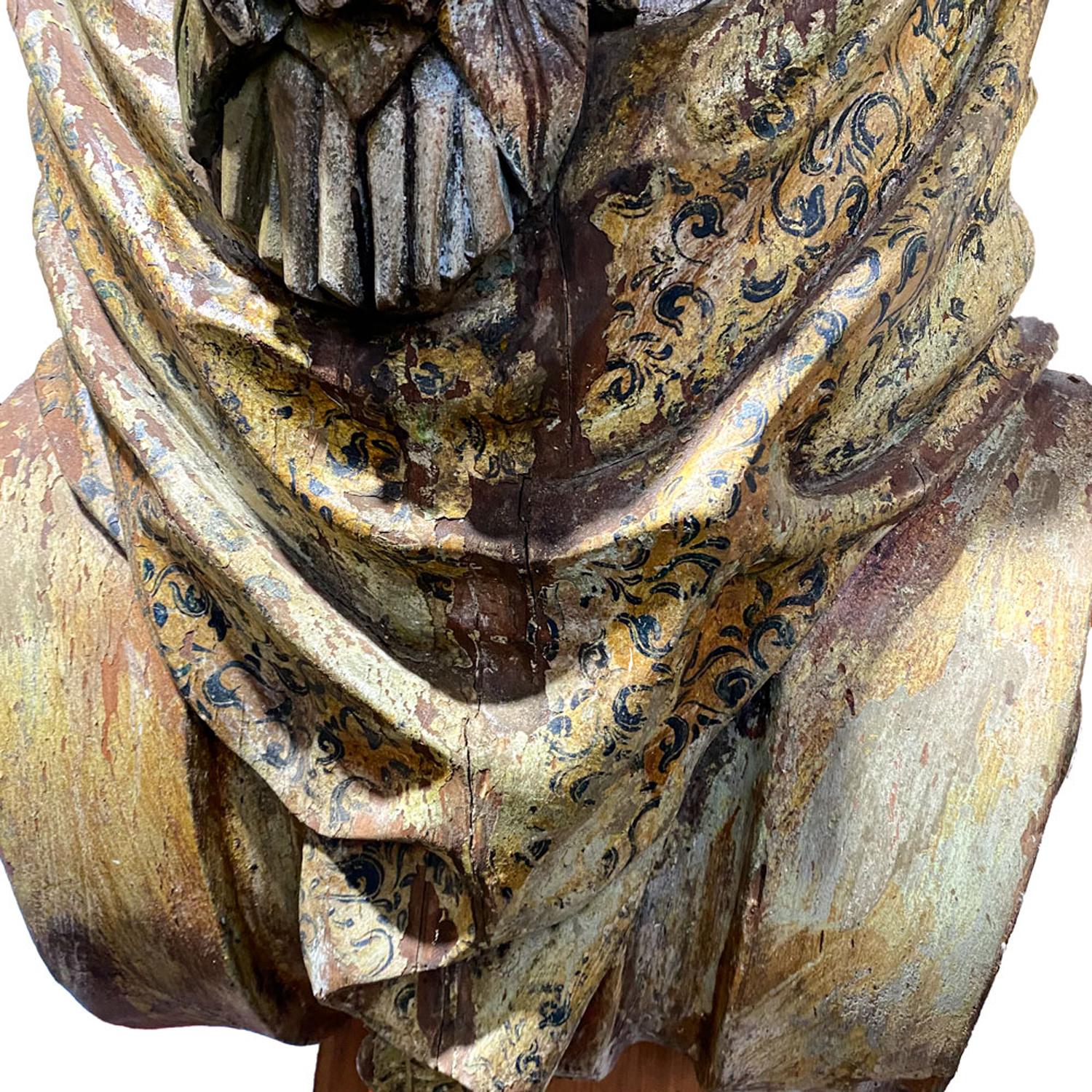 19th Century Ship's Figurhead of a Woman at 1stDibs