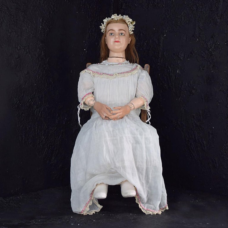 19th Century Shop Display Wax Mannequin Figure at 1stDibs