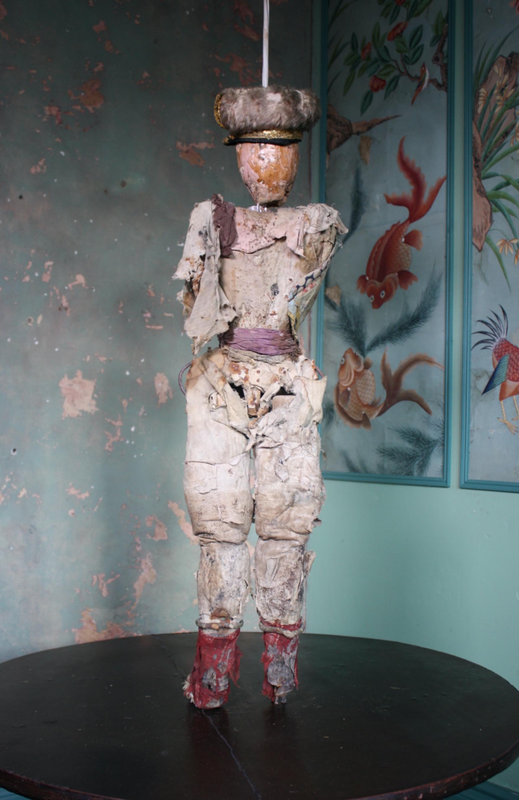 19th Century Sicilian Italian Marionette Folk Art Puppet 'Opera dei ...