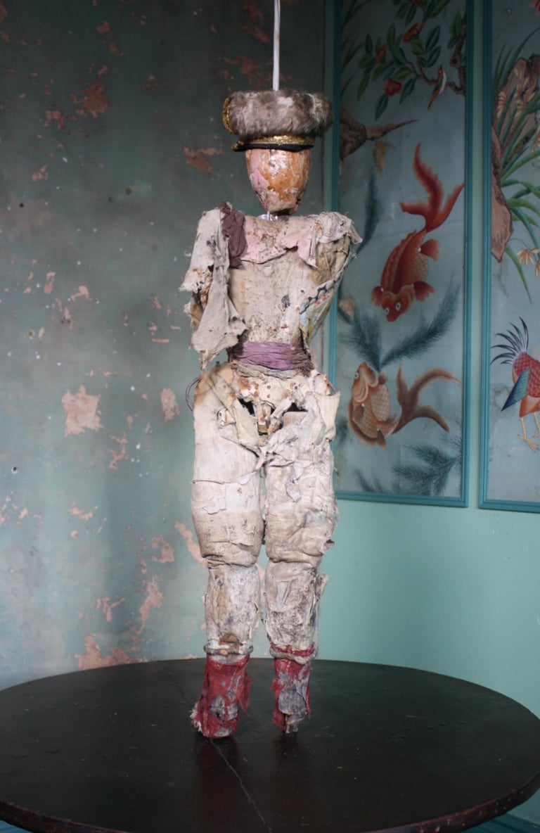 19th Century Sicilian Italian Marionette Folk Art Puppet 'Opera dei ...