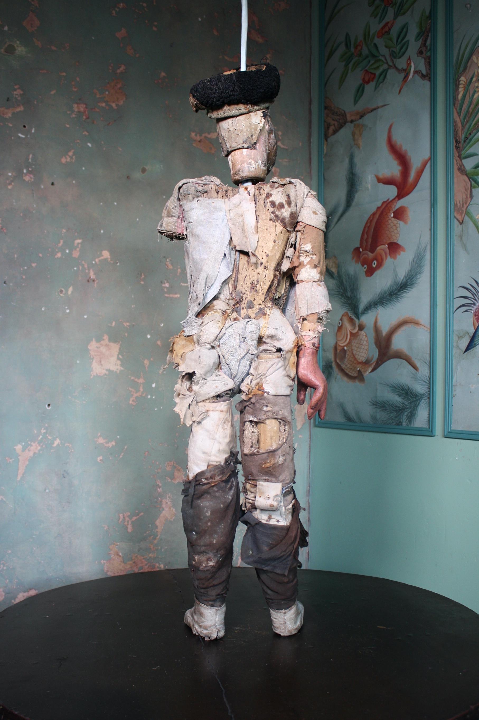 19th Century Sicilian Italian Marionette Folk Art Puppet 'Opera dei ...