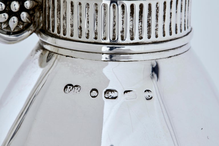 19th Century Silver Claret Jug by Frederick Elkington For Sale at 1stDibs