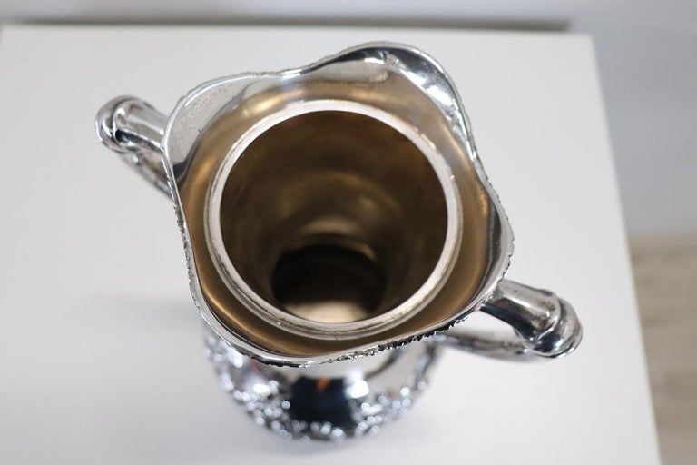 19th Century Silver Plate Vase Mark Simpson H M and Co at 1stDibs