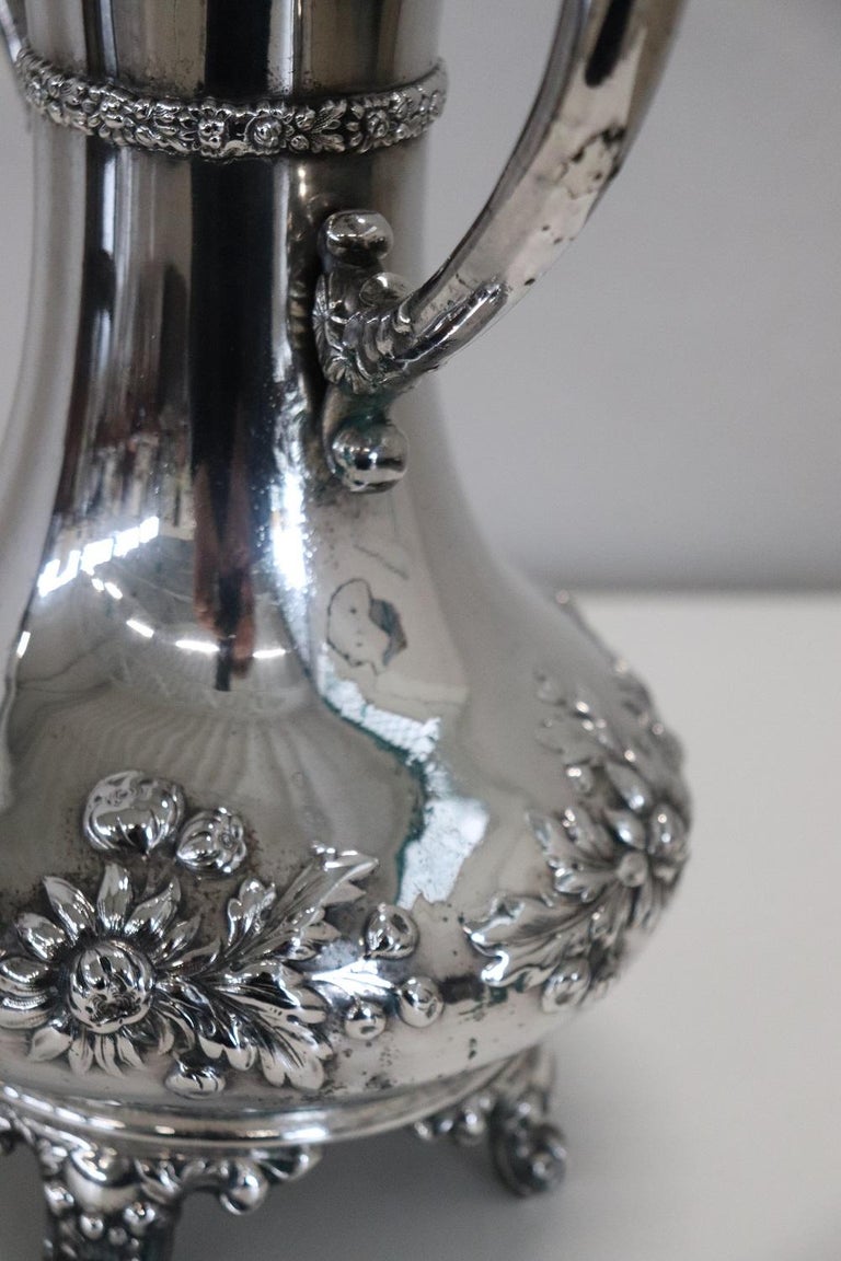 19th Century Silver Plate Vase Mark Simpson H M and Co at 1stDibs