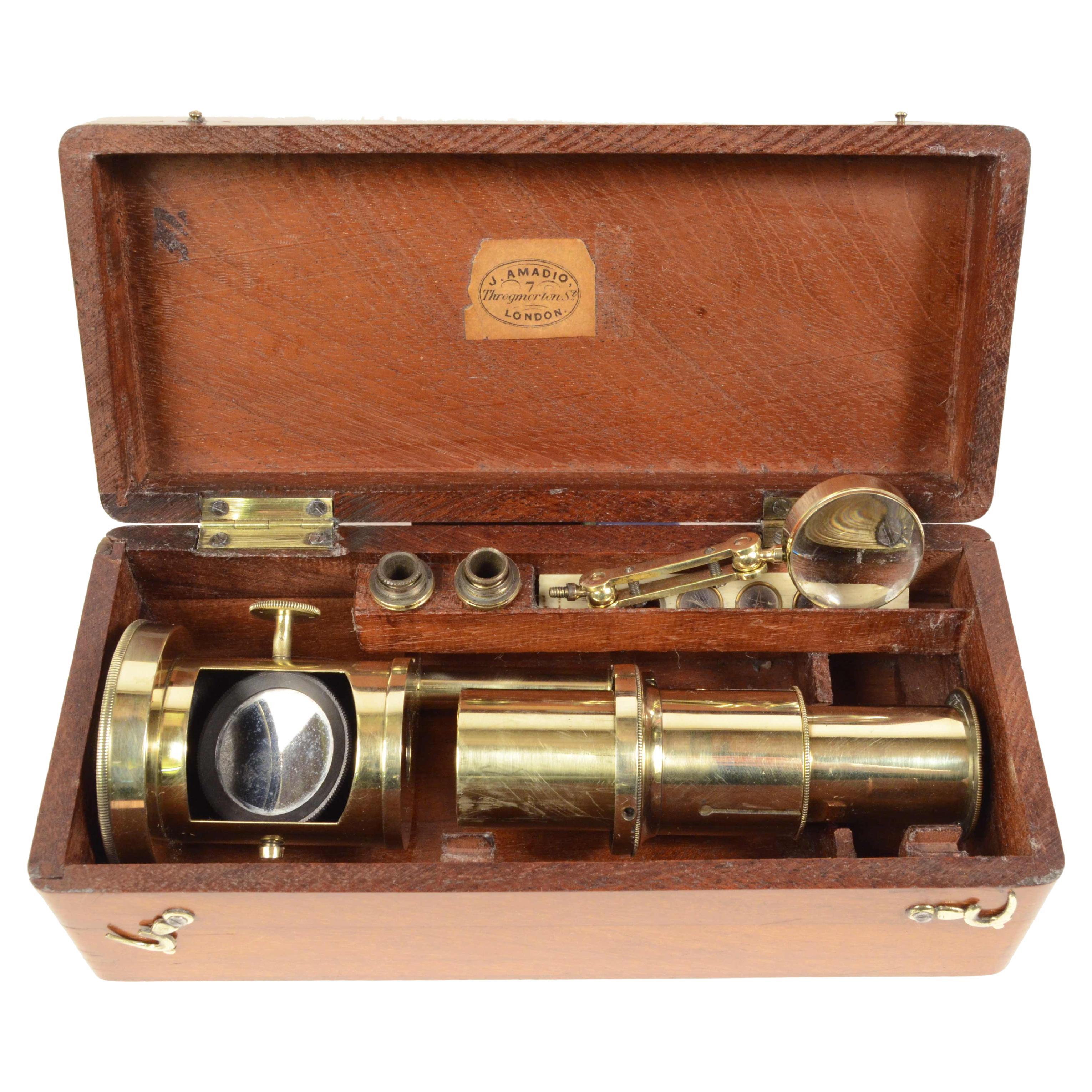 Ernst Leitz Brass Laboratory Microscope at 1stDibs