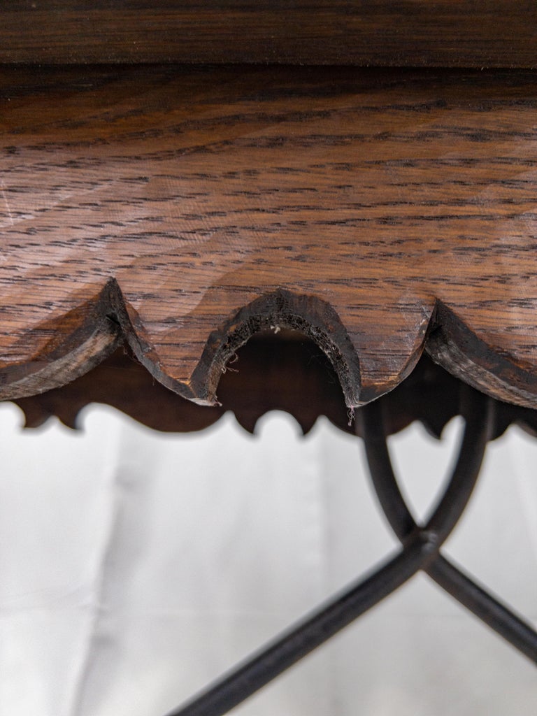 19th Century Small Spanish Trestle Table For Sale at 1stDibs