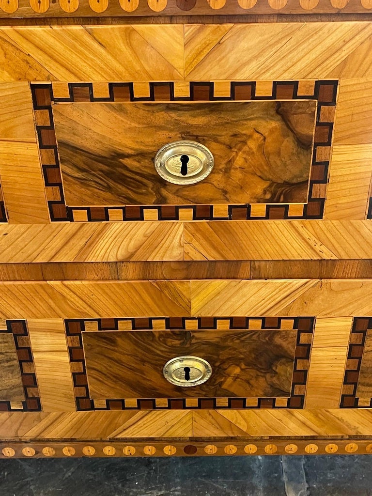19th Century South German Biedermeier Inlaid Walnut Commode For Sale at ...