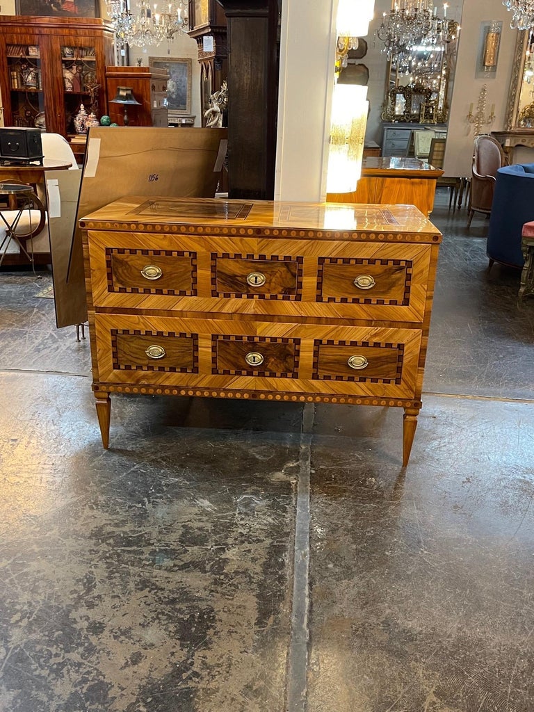 19th Century South German Biedermeier Inlaid Walnut Commode For Sale at ...