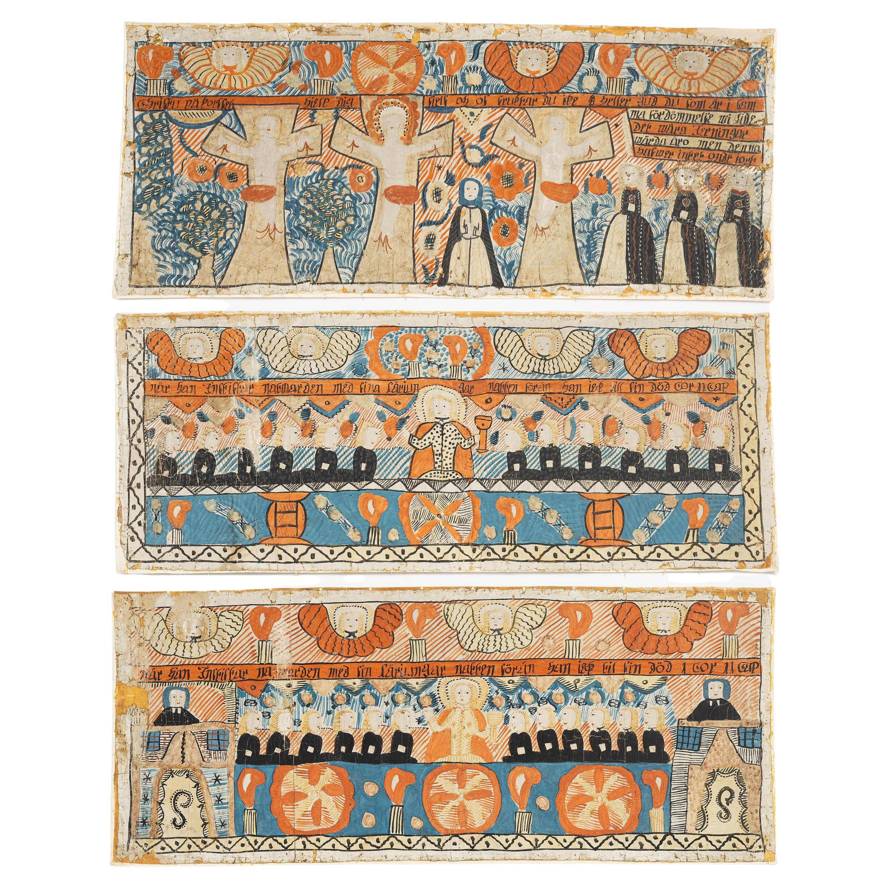 Swedish Bonad, Water into Wine at 1stDibs