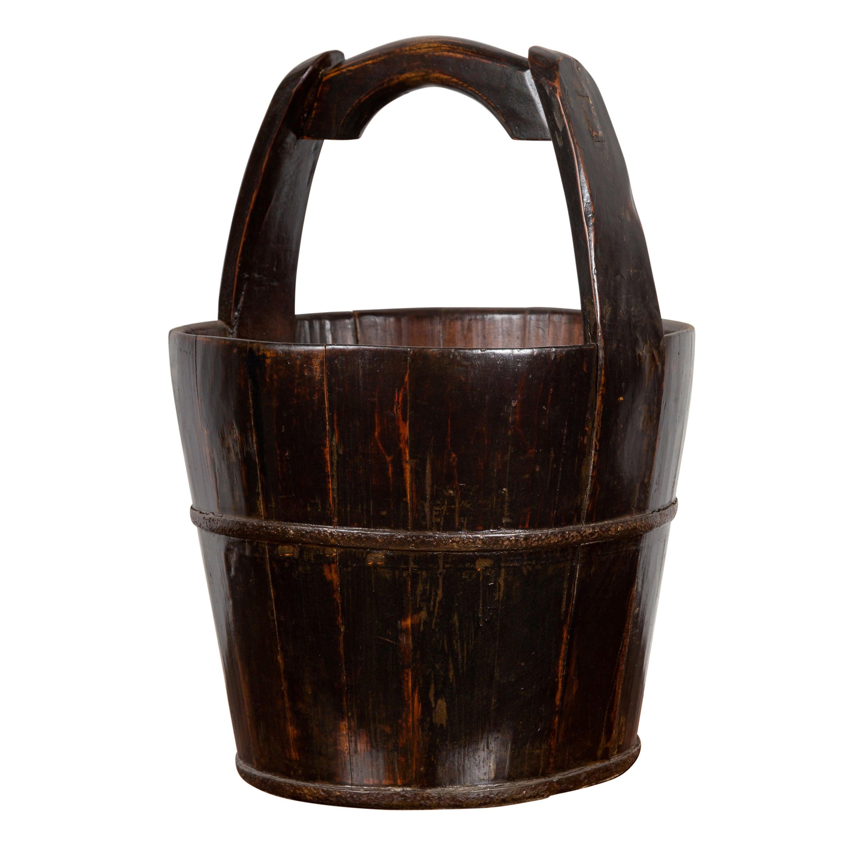 Boiled Leather Buckets at 1stDibs