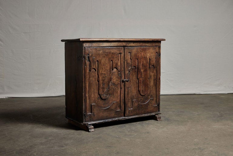 19th Century Spanish Carved Side Cabinet at 1stDibs