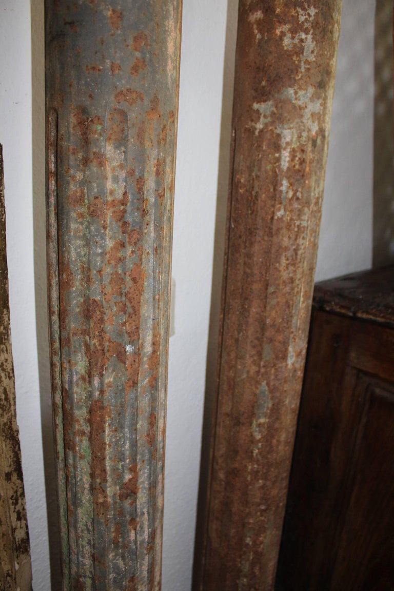 19th Century Spanish Cast Iron Corinthian Columns at 1stDibs