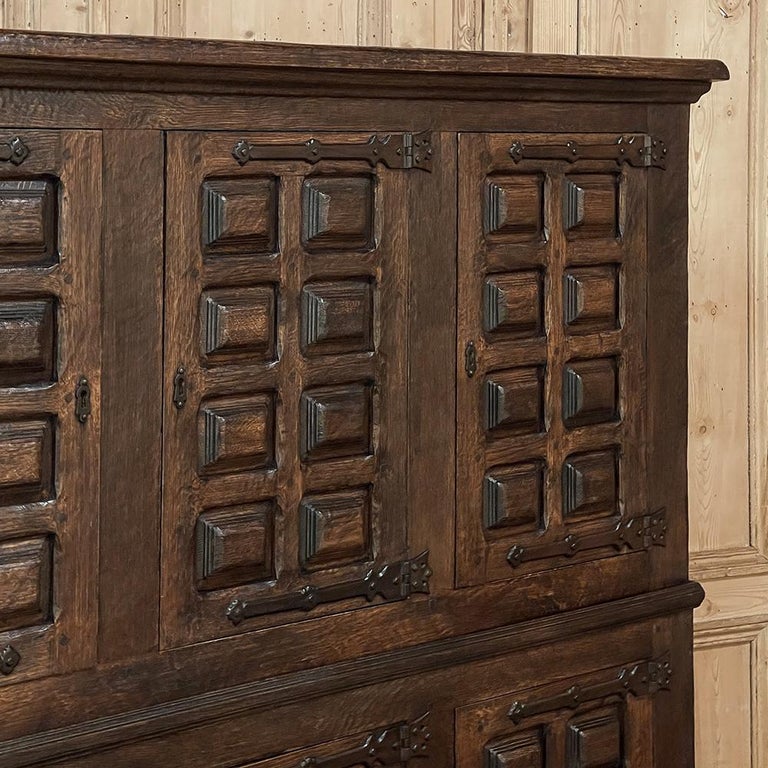 19th Century Spanish Colonial 6-Door Cabinet, Cupboard For Sale at 1stDibs