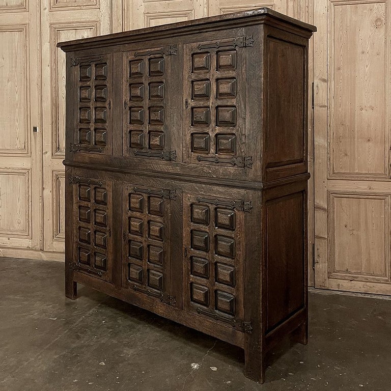 19th Century Spanish Colonial 6-Door Cabinet, Cupboard For Sale at 1stDibs