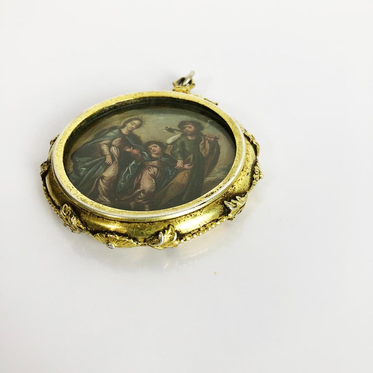 19th Century Spanish Colonial Mexican Reliquary For Sale at 1stDibs