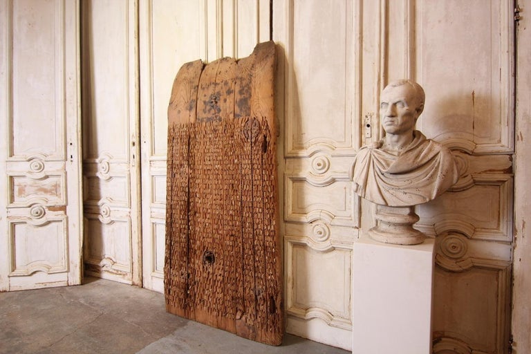 19th Century Spanish Farming Tribulum Threshing Board For Sale at 1stDibs