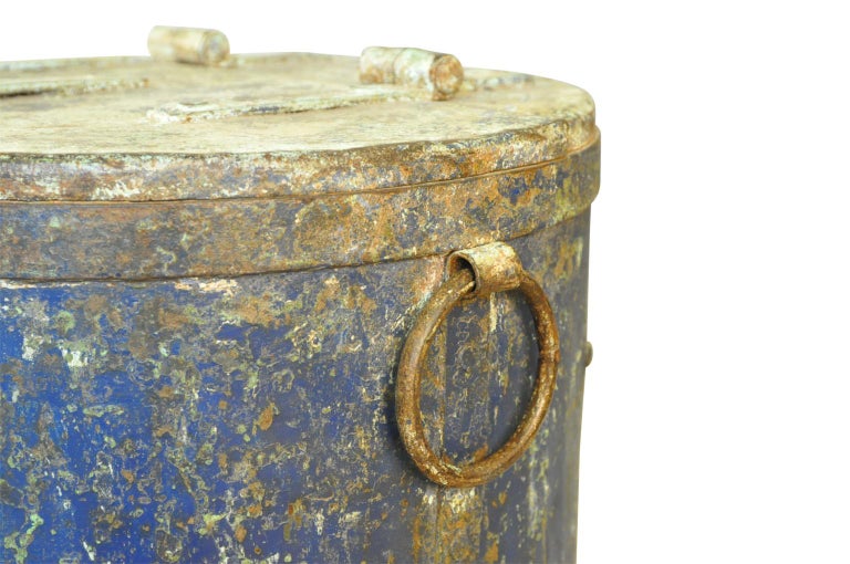 19th Century Spanish Iron Container at 1stDibs