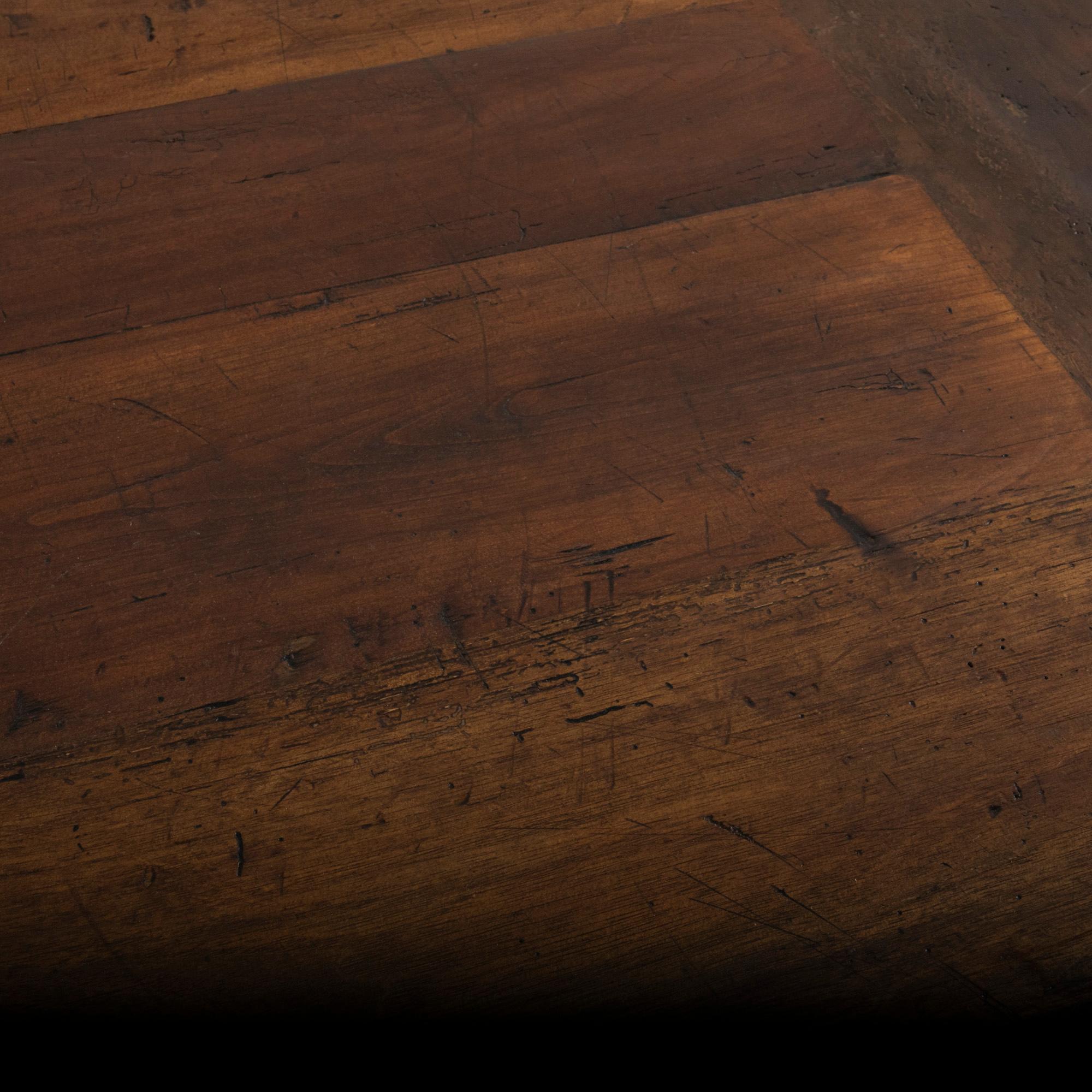 19th Century Spanish Renaissance Walnut and Hand Forged Iron Dining ...