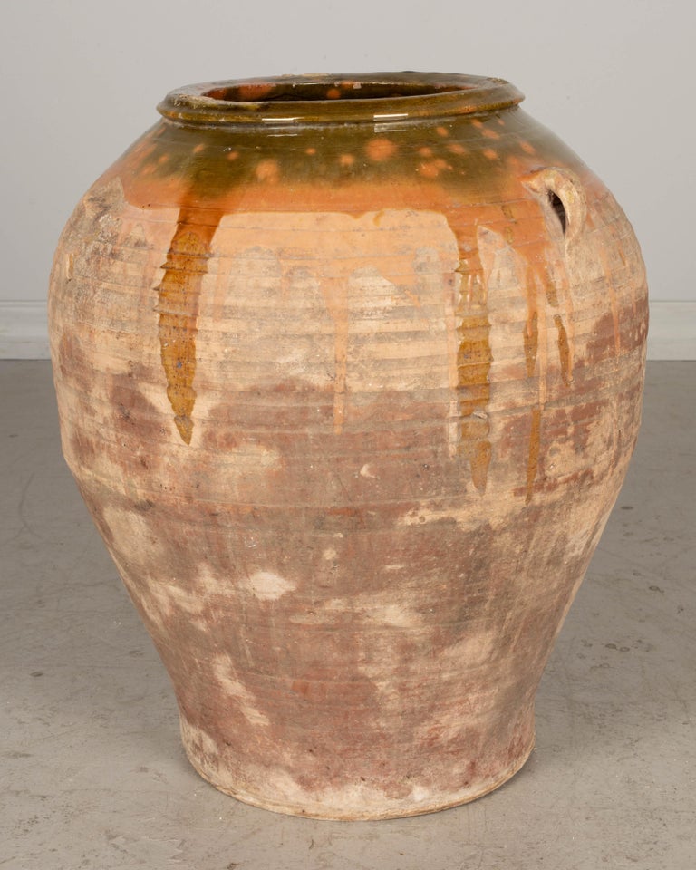 19th Century Spanish Terracotta Olive Jar For Sale at 1stDibs