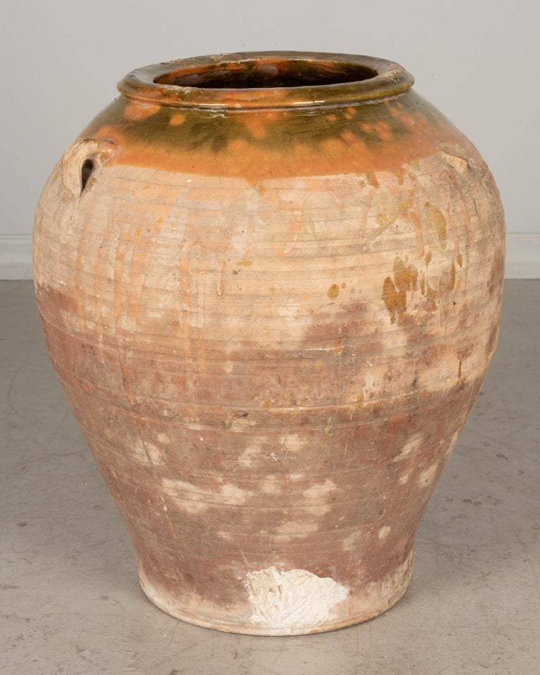 19th Century Spanish Terracotta Olive Jar For Sale at 1stDibs