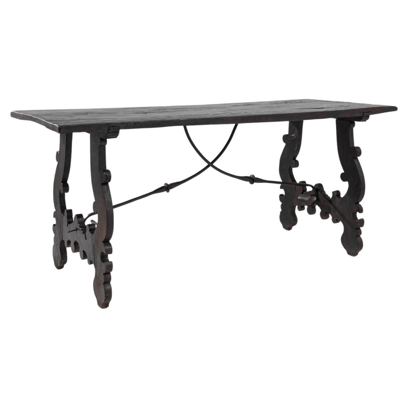 19th Century Spanish Wooden Dining Table For Sale at 1stDibs