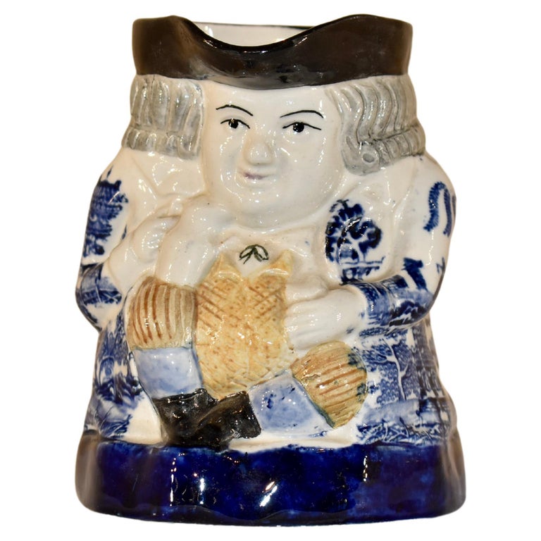 19th Century Staffordshire Toby Jug For Sale at 1stDibs