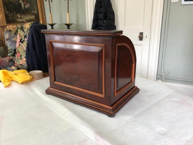 19th Century Stationary Roll Top Bureau/Box For Sale at 1stDibs