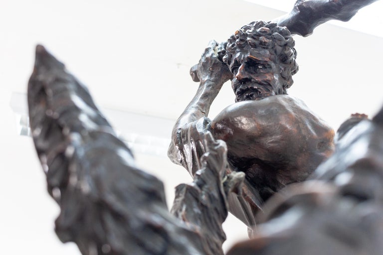 19th Century Statue Hercules Slaying the Hydra at 1stDibs