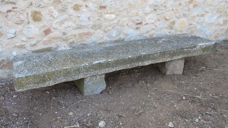 19th Century Stone Bench For Sale at 1stDibs