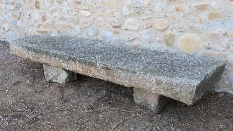 19th Century Stone Bench For Sale at 1stDibs