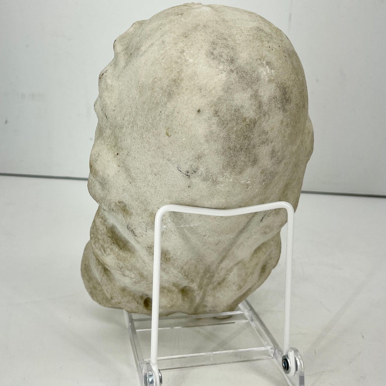 19th Century, Stone Fragment of a Ladies Head For Sale at 1stDibs