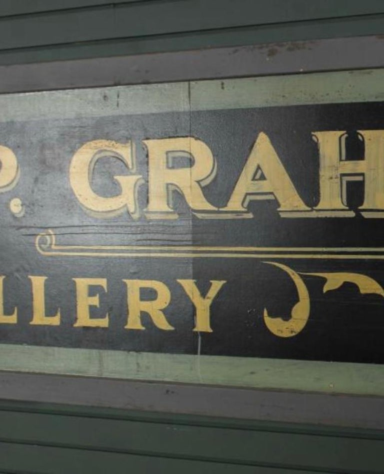 "Winston P Graham Distillery" Sign TV Show Background Prop in 19th ...