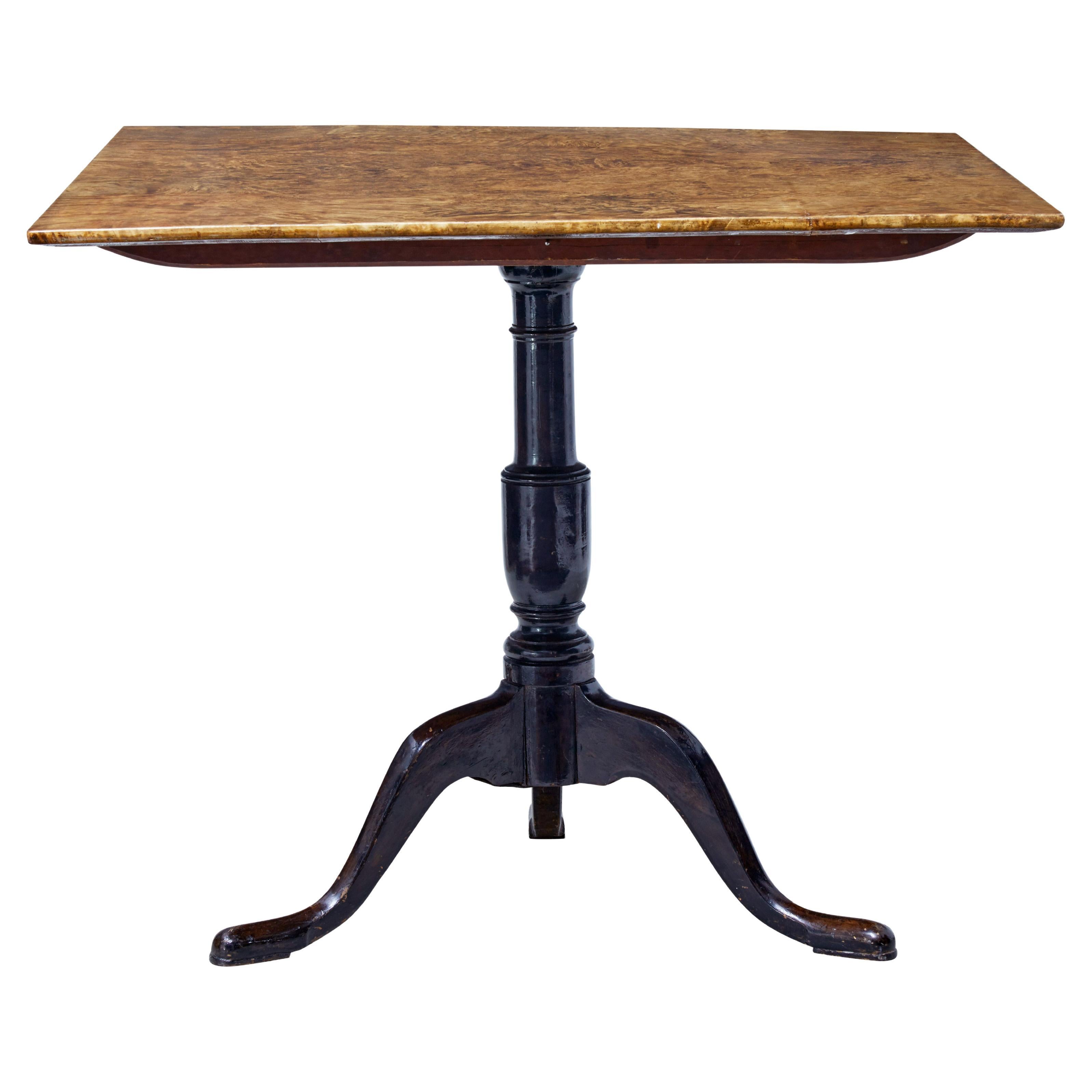 19th Century Swedish Alder Root Tilt Top Table at 1stDibs