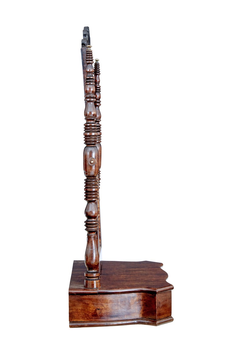19th Century Swedish Birch Vanity Mirror For Sale at 1stDibs