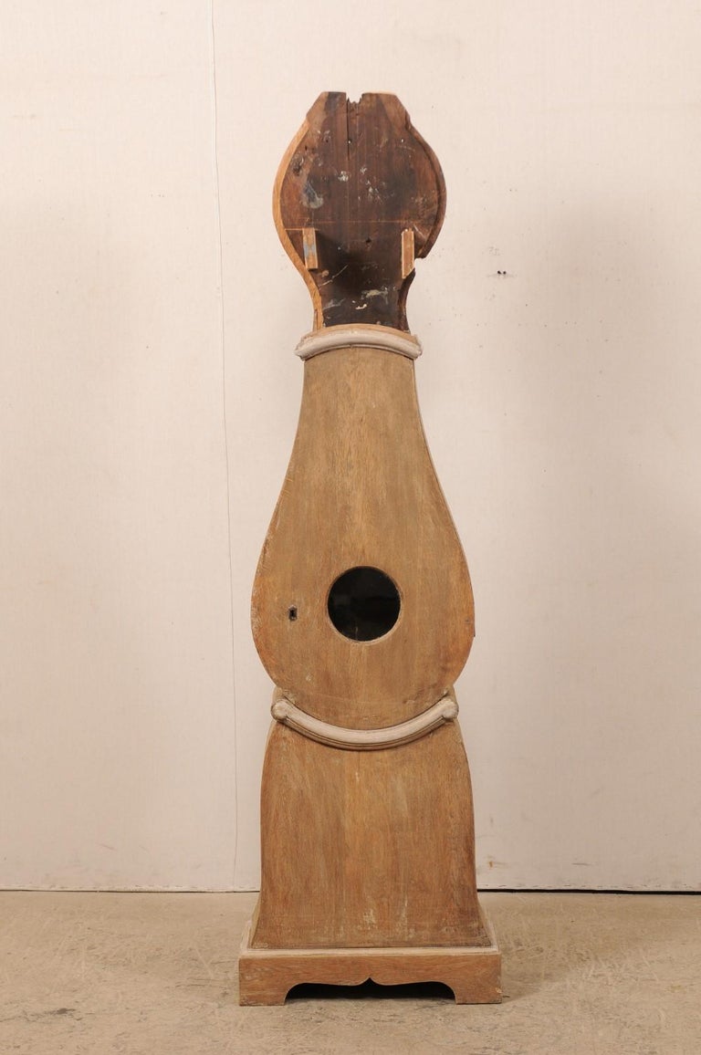 19th Century Swedish Clock with Carved Floral Bonnet at 1stDibs ...