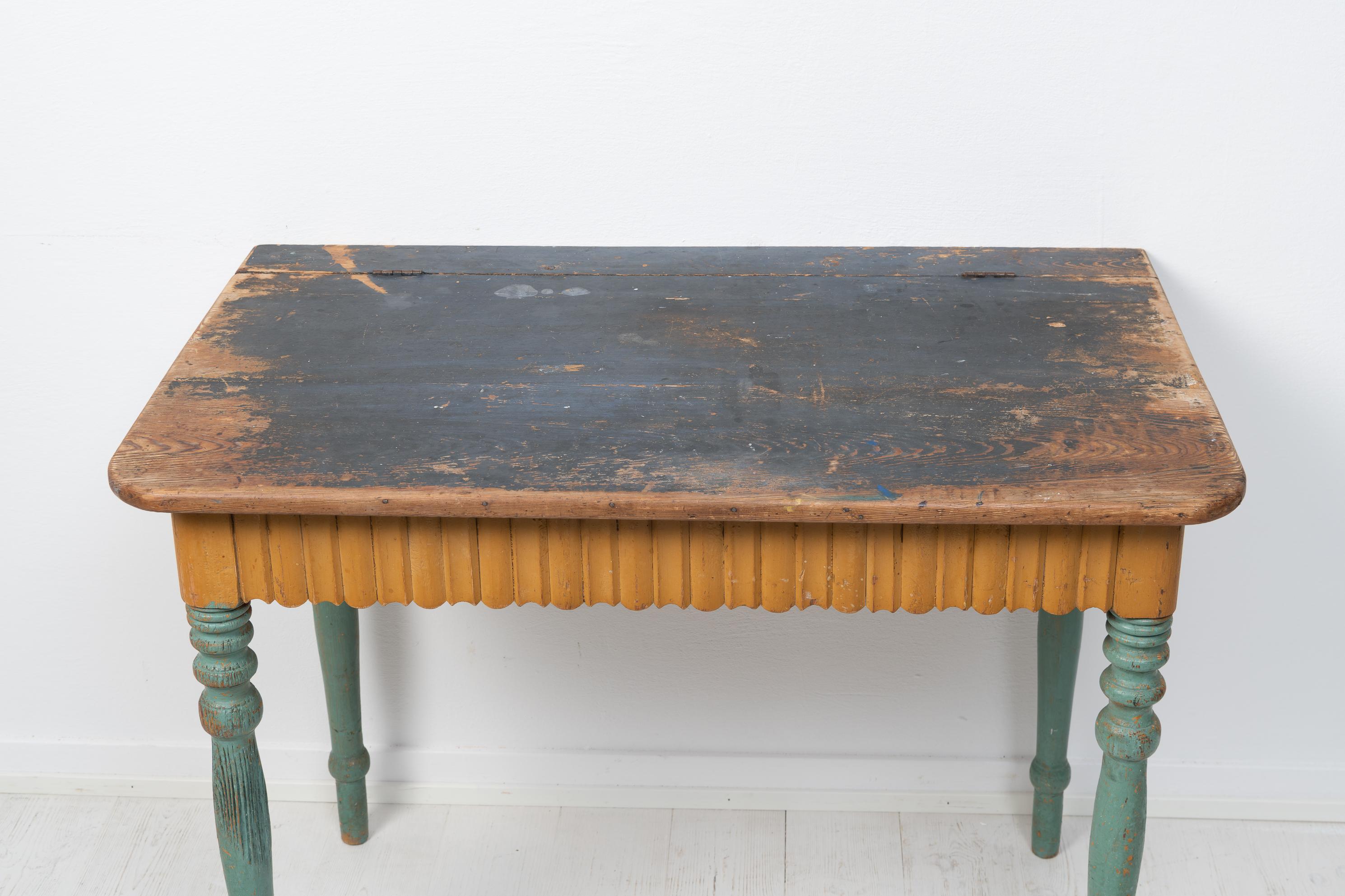 19th Century Swedish Folk Art Table For Sale at 1stDibs