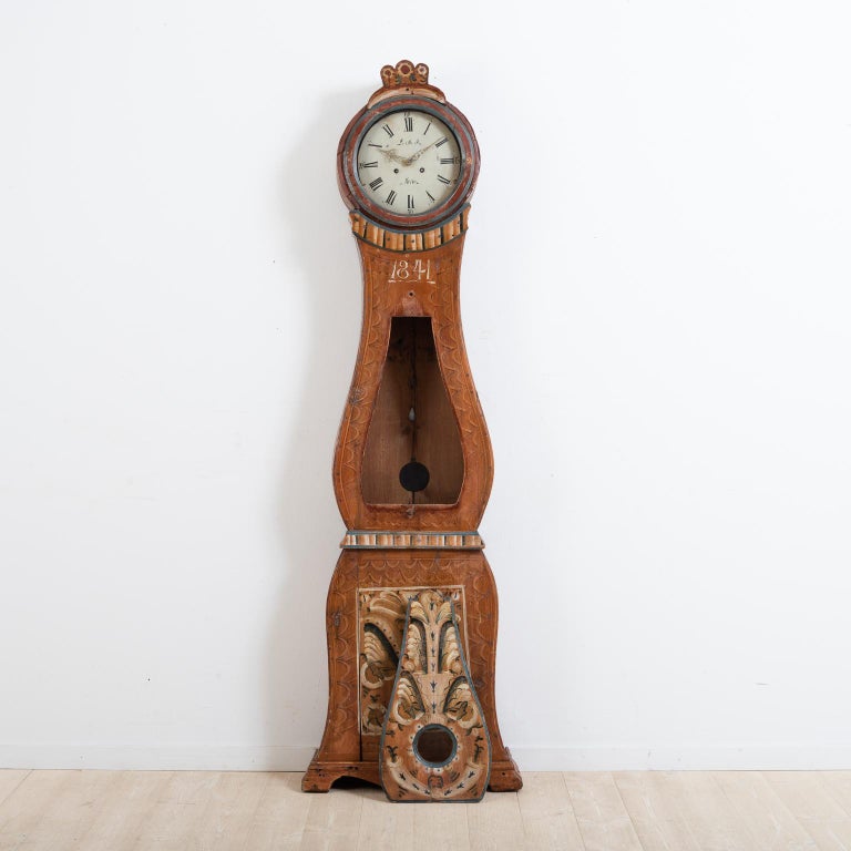 19th Century Swedish Long Case Clock at 1stDibs