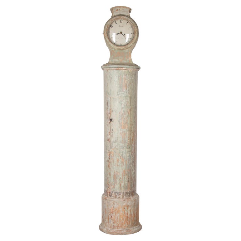 19th Century Swedish Long Case Clock For Sale at 1stDibs