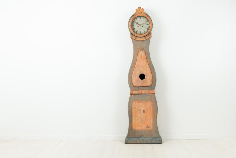 19th Century Swedish Long Case Clock from Nusnäs For Sale at 1stDibs